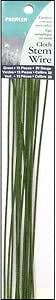 Amazon.com: Panacea Cloth Covered Stem Wire 20 Gauge 18" 15/Pkg-Green