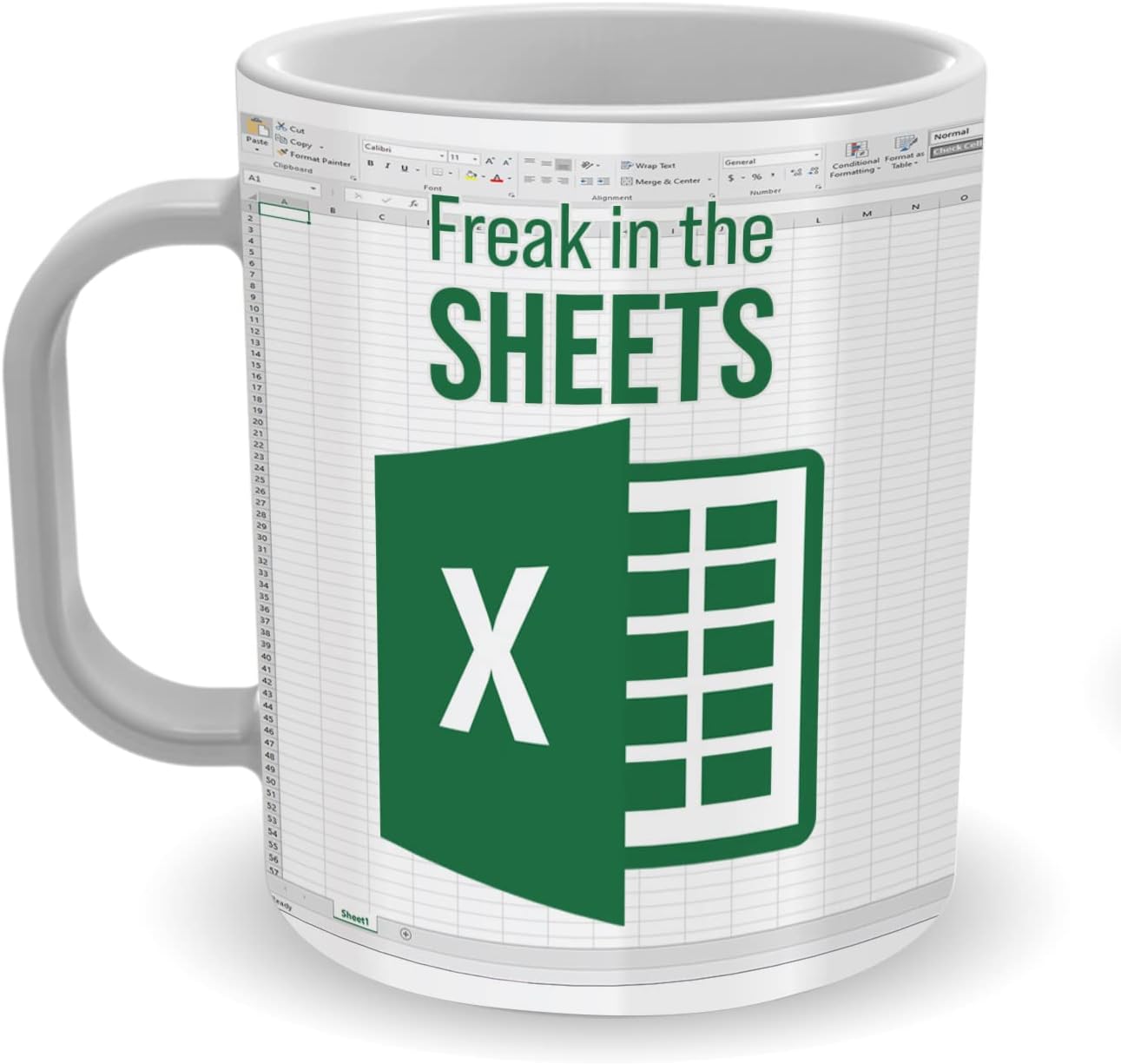 Amazon.com: Funny Accountant Spreadsheet Mug – CPA, CFO, Accounting ...
