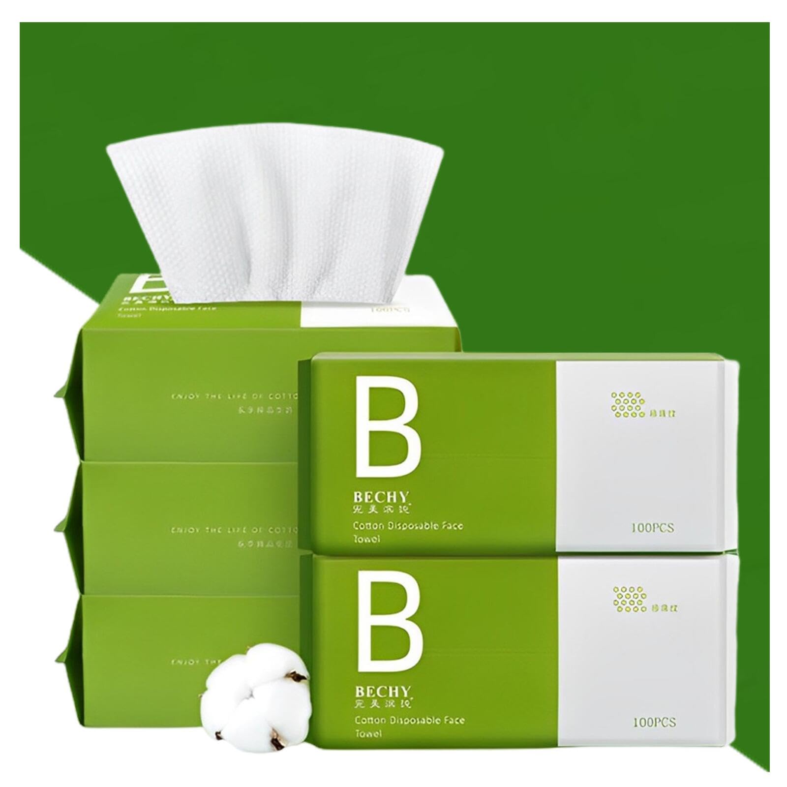 Amazon.com: Disposable Face Towelettes, Cotton Face Cloths for Washing ...