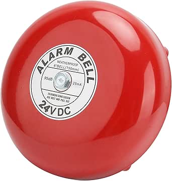 Amazon.com: with Bottom Plastic Electric Bell, 6 Inches 95db Carbon ...