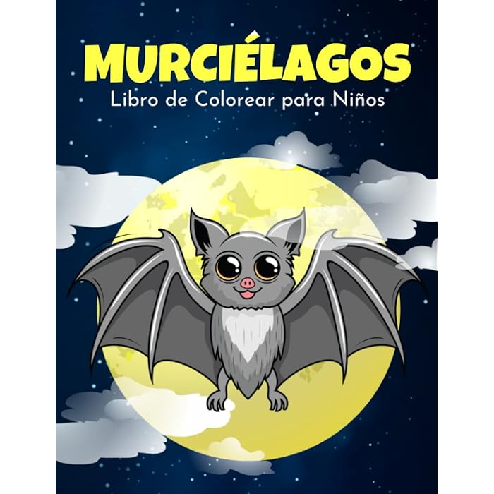 Buy Murciélagos Libro de Colorear para Niños: Divertidas y Fáciles ...
