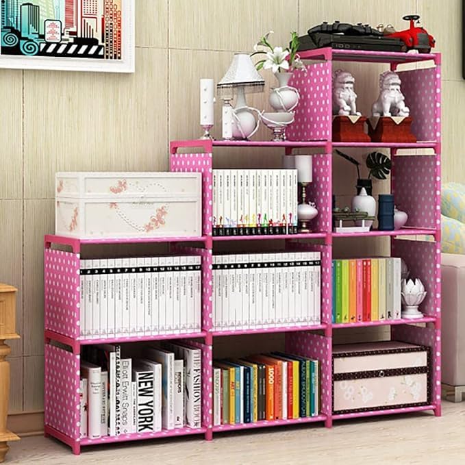Sakiro Book Self – 9 Layer Portable Book Shelf, Kids Books Racks for ...