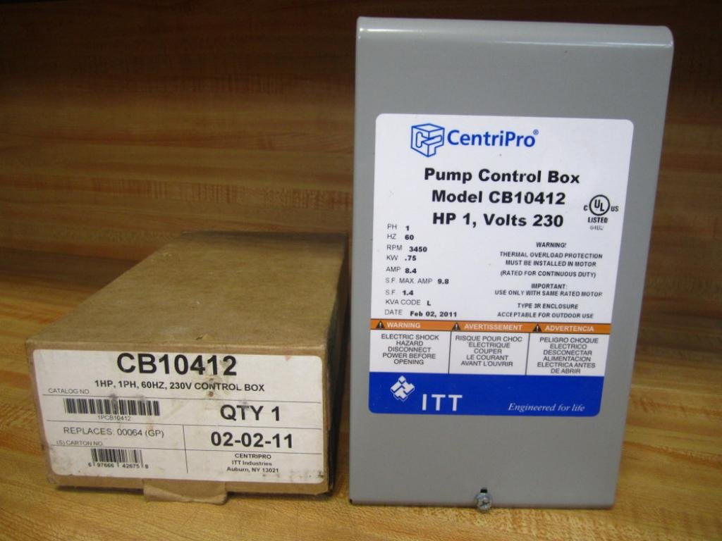 Buy CB10412 CentriPro Submersible Pump Control Box 1 HP 230 V 1 Phase ...