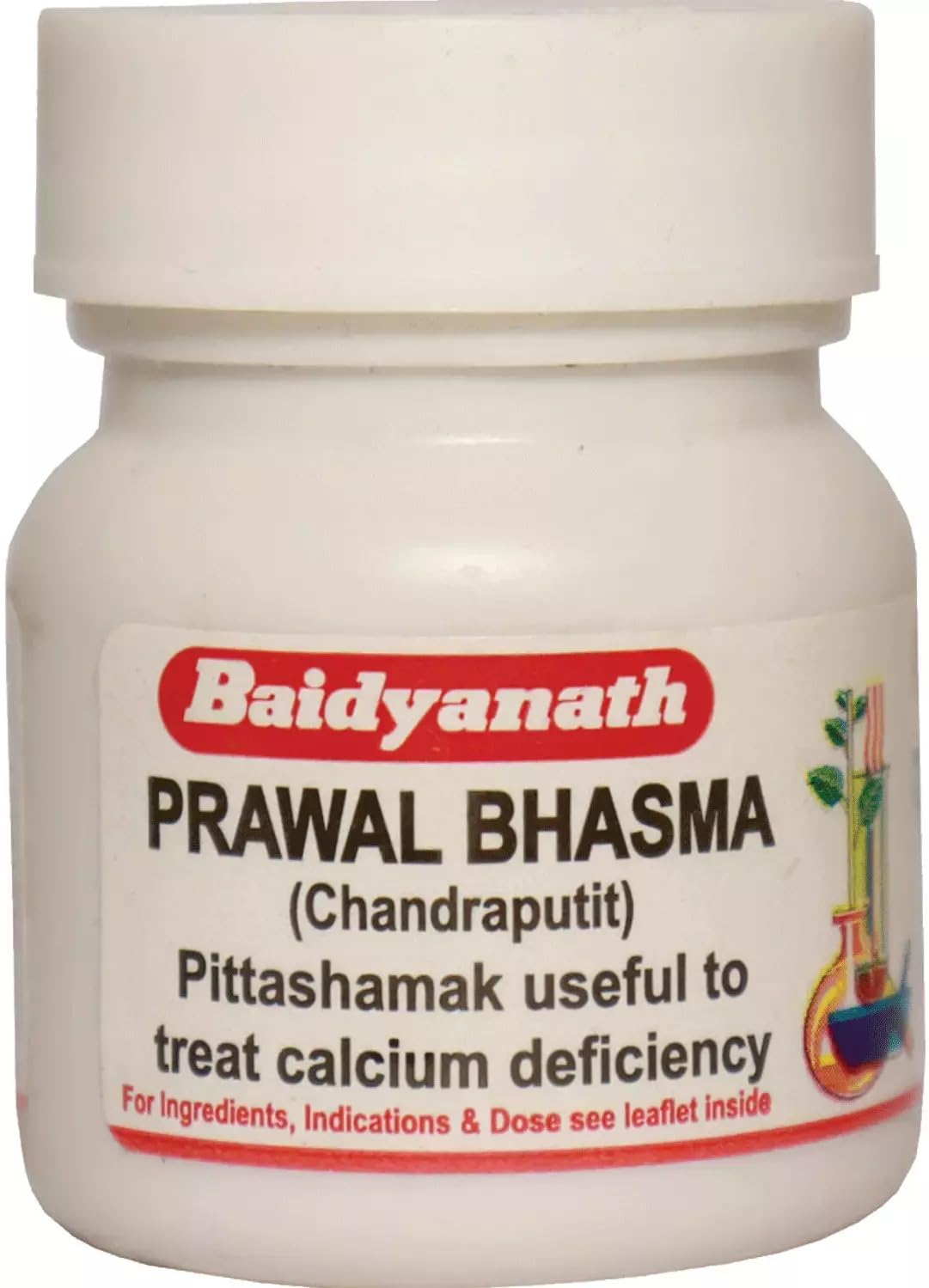 Buy Baidyanath Prawal Bhasma Chandraputit-5 Gm Online at Low Prices in ...