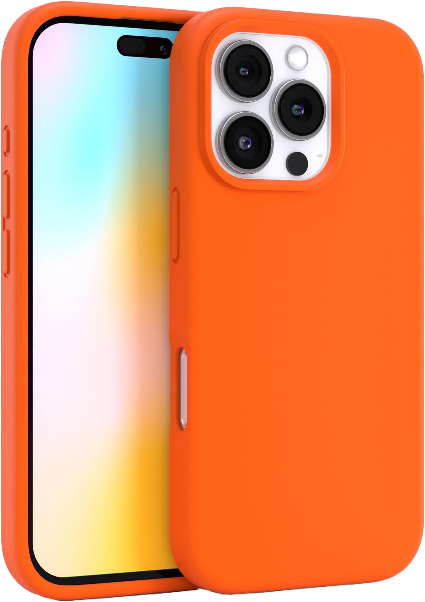 Amazon.com: FELONY CASE for iPhone 16 Pro Max - Neon Orange Silicone ...