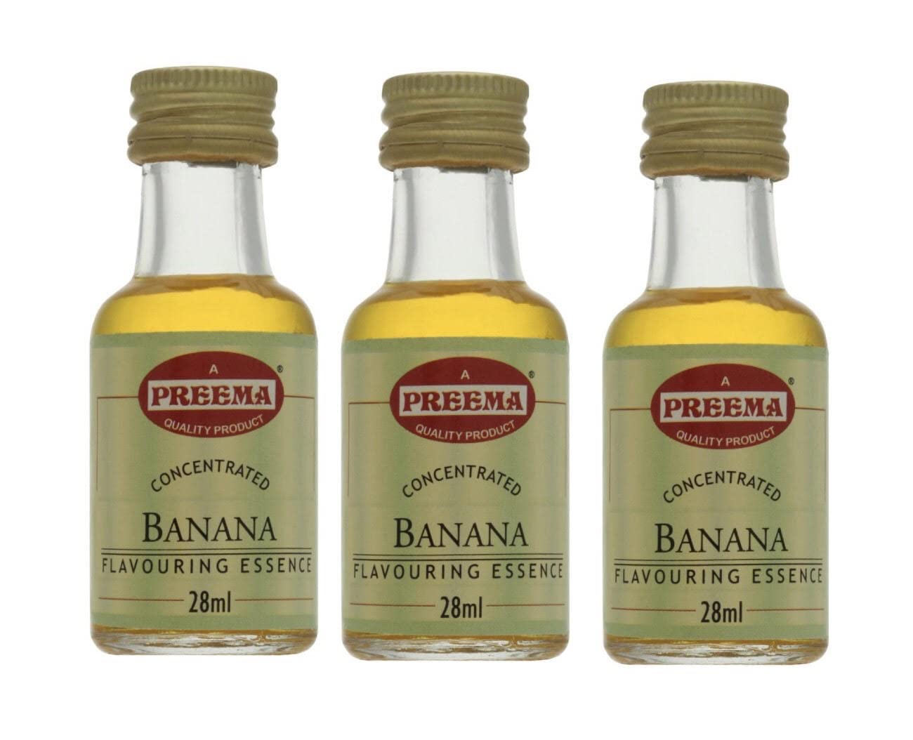 Preema Banana Flavouring Essence 3X28ml Small Size Premium Quality ...