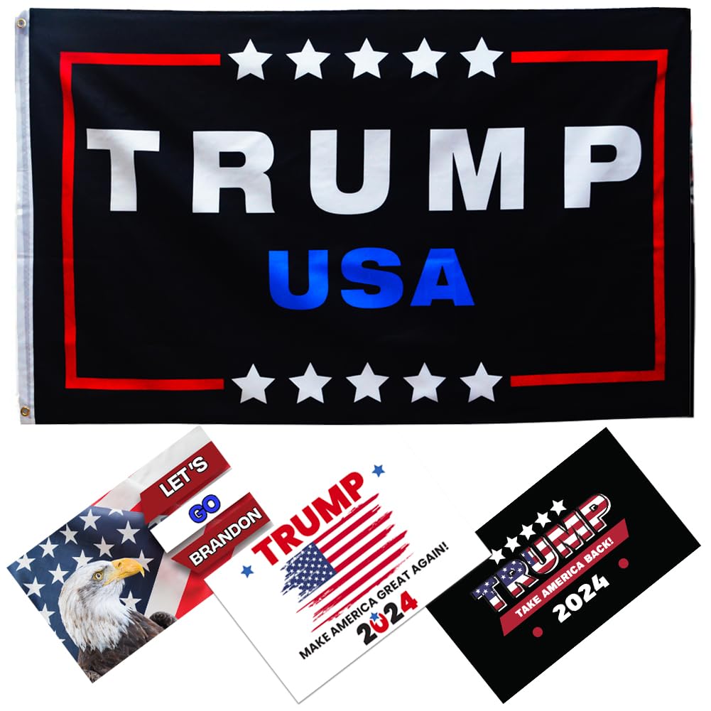 Amazon.com : Donald Trump 2024 Flag For Trump Supporter Double Sided ...