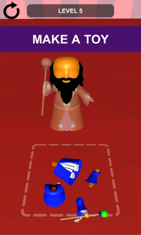 Toys Maker Master 3D Game : Relaxing casual puzzle game peel off the ...