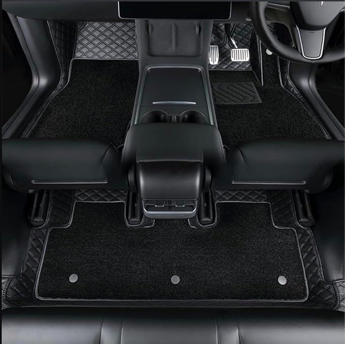 7D Car Mat Full Set for Mahindra Thar Roxx 5 Door Automatic | Luxury ...