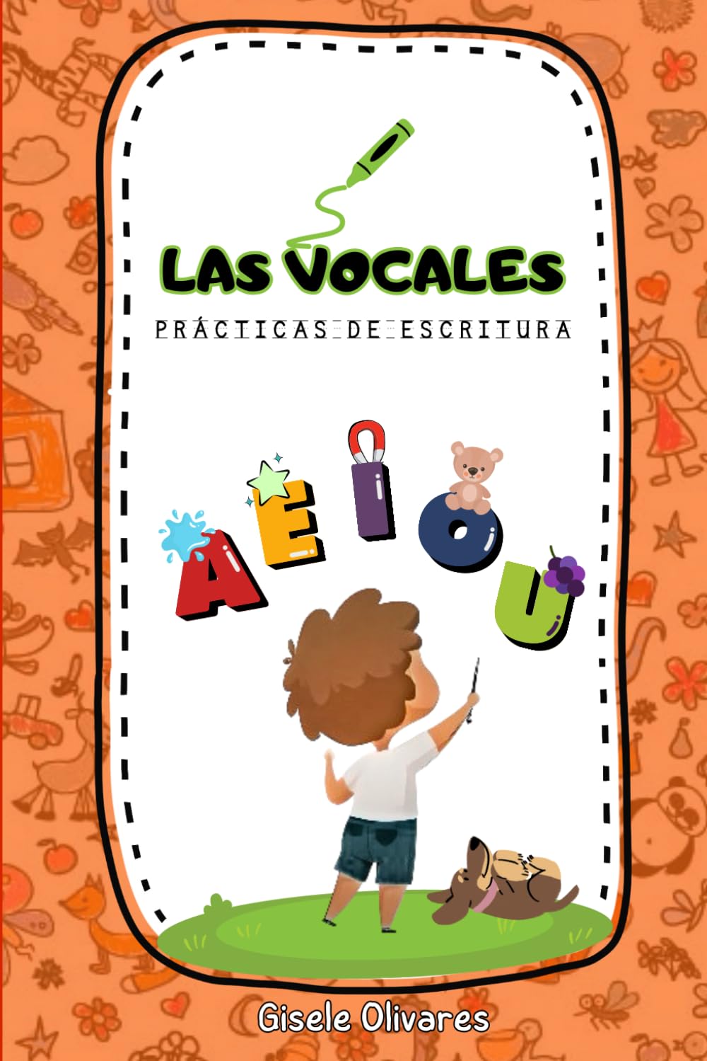Amazon.com: LAS VOCALES- libro de trazos, aprendiendo las vocales ...