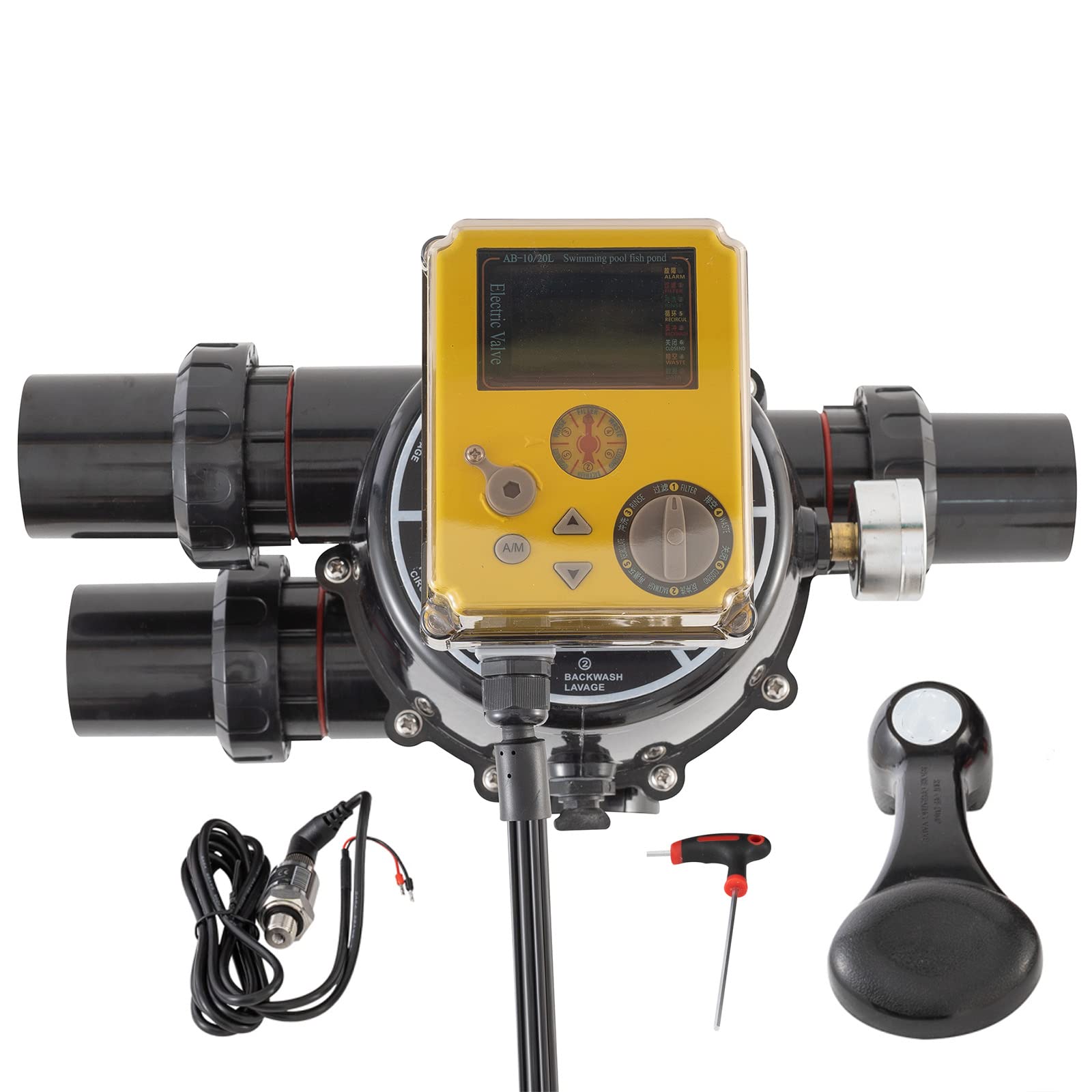 Buy Abplag Sand Filter 6 Position Valve Smart Backflush Valve for Above ...