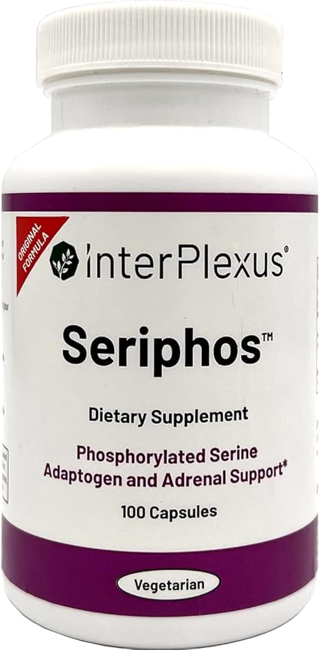 Amazon.com: Seriphos for Adaptogen and Adrenal Support by InterPlexus, 100 capsules : Health ...