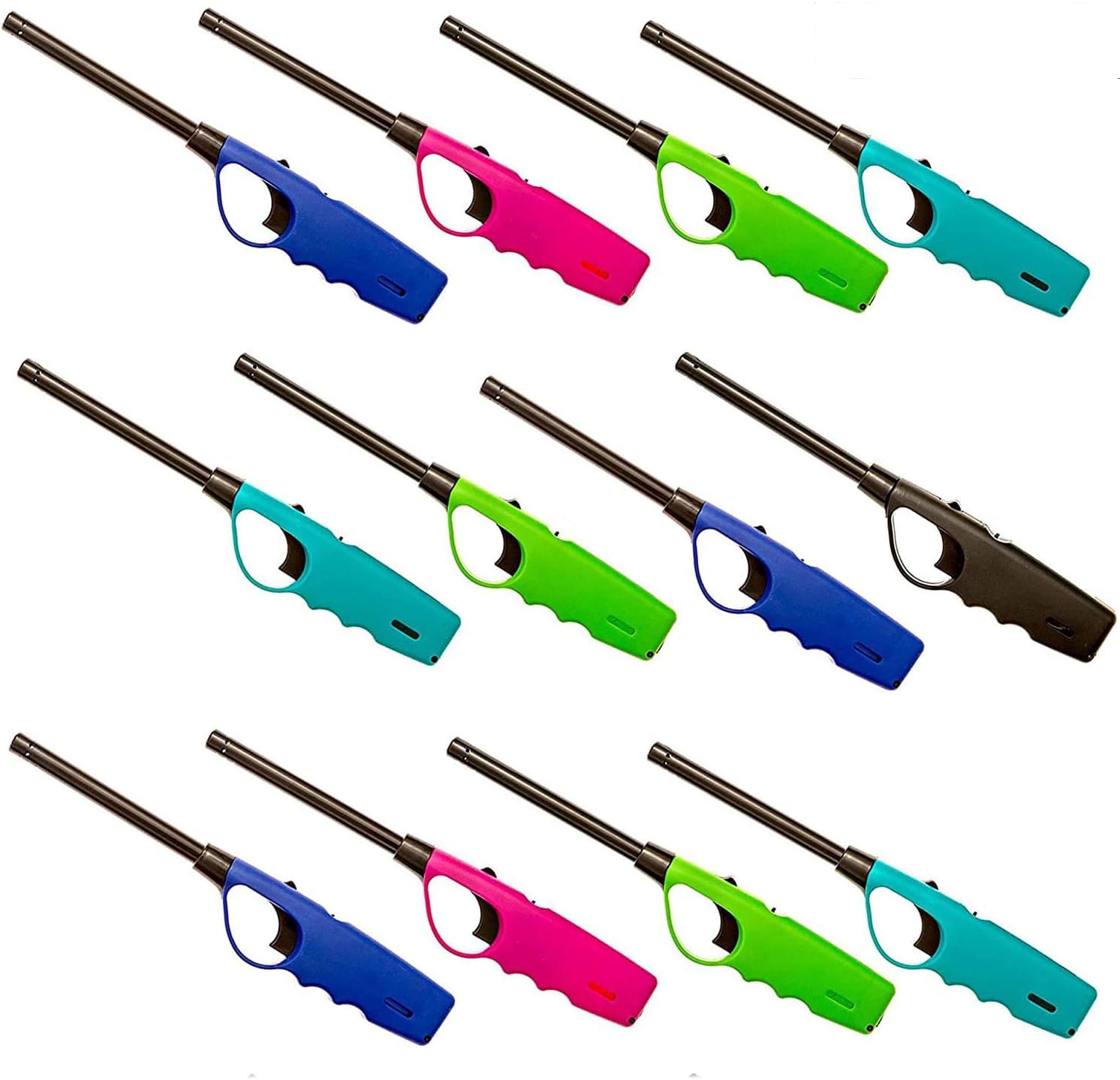 Amazon.com: Generic Best Brands USA Long Lighters Bulk Pack, Multi Use ...