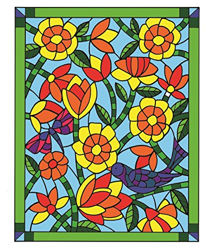 Zendoodle Color-by-Number: Stained Glass: Dazzling Art to - Want It All