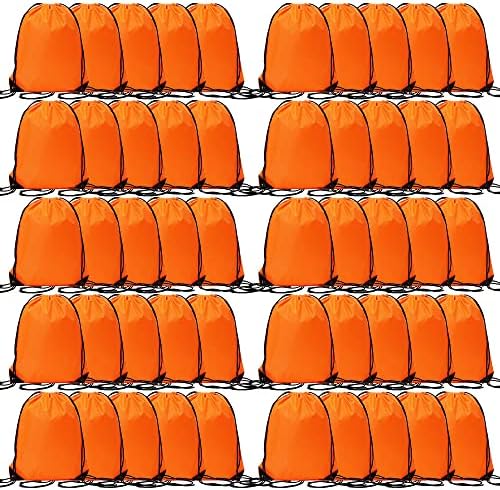 Amazon.com | CODOBON 50 Pcs Drawstring Bags, Bulk Draw String Backpack ...