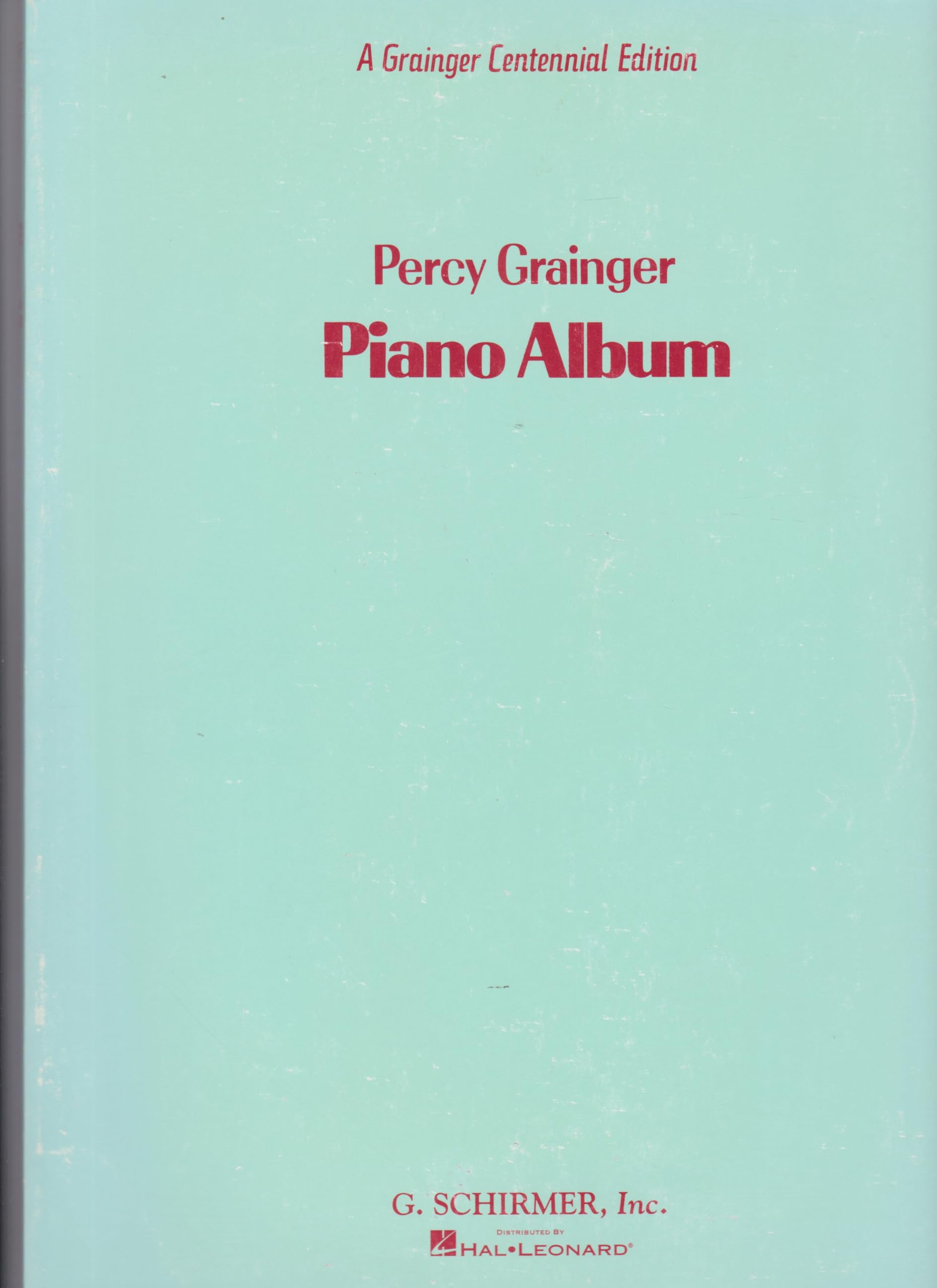 A Percy Grainger Piano Album: Piano Solo: Grainger, Percy ...