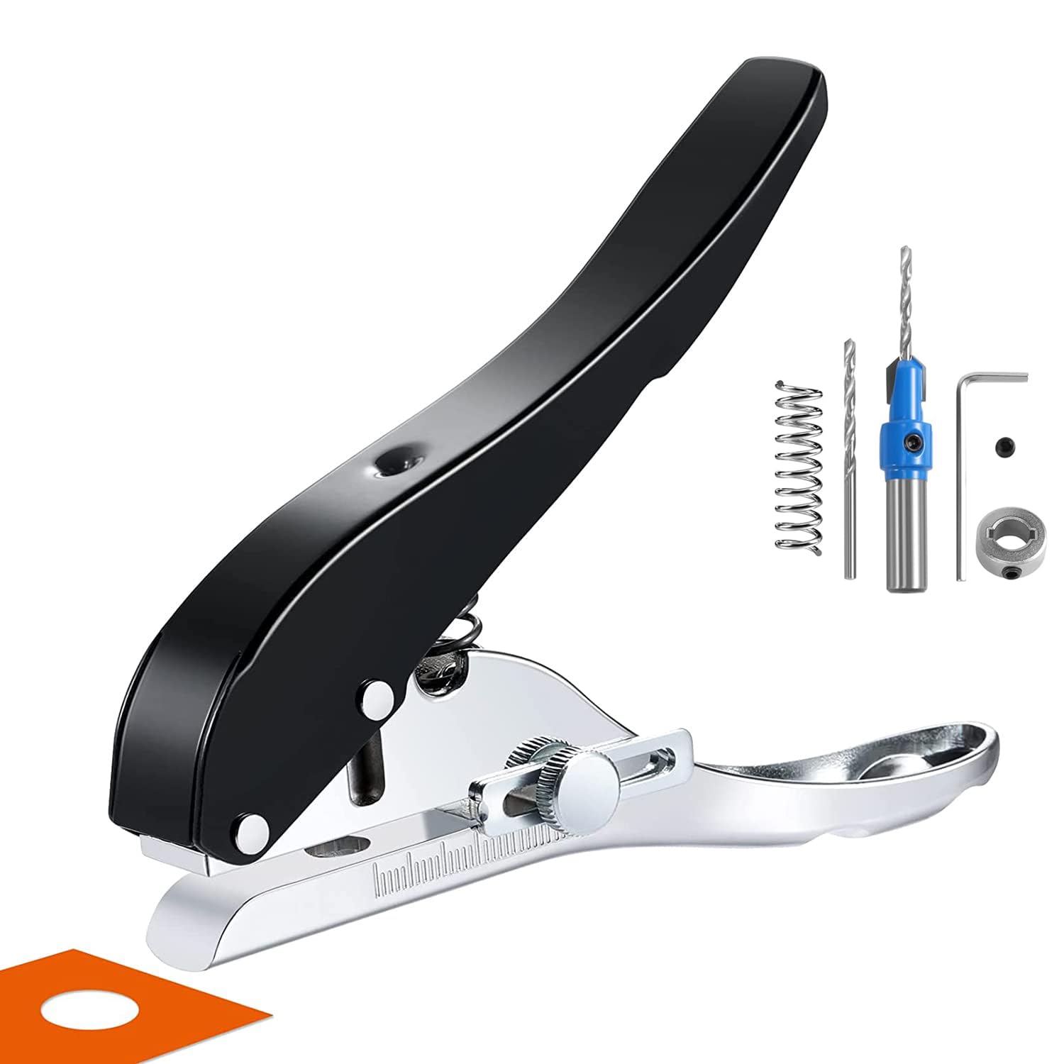 YoyoMeta Hole Punch 3/8 Inch-10mm Single Hole Hole Punch, Heavy Duty ...