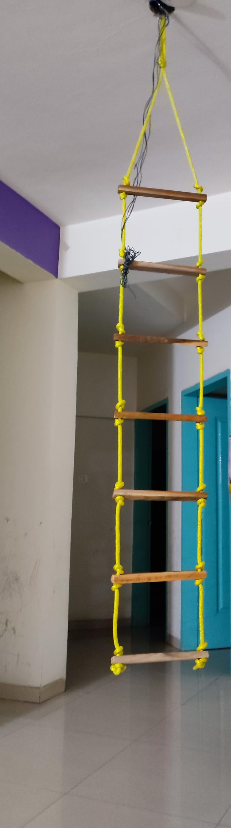 Ashish Rope Climbing Ladder Indoor/Outdoor for Kids - Ninja Ladder, Kid ...