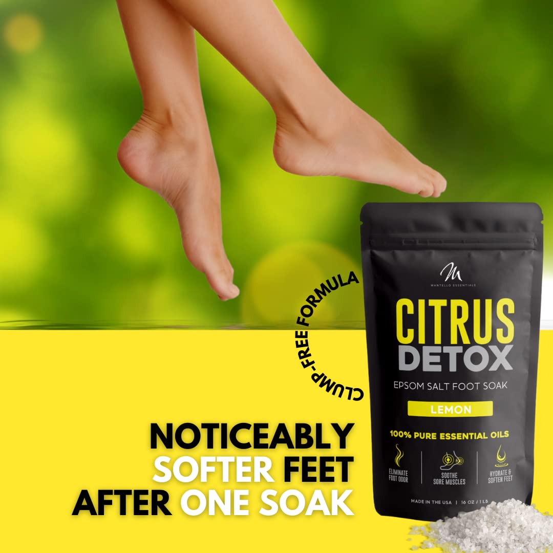 Snapklik.com : Mantello Citrus Detox Foot Soak - Foot Soaker For Foot ...