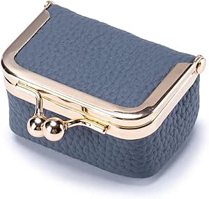 Amazon.com: Genuine Leather Mini Jewelry Box - Vintage Style Portable Travel Case with Antique ...