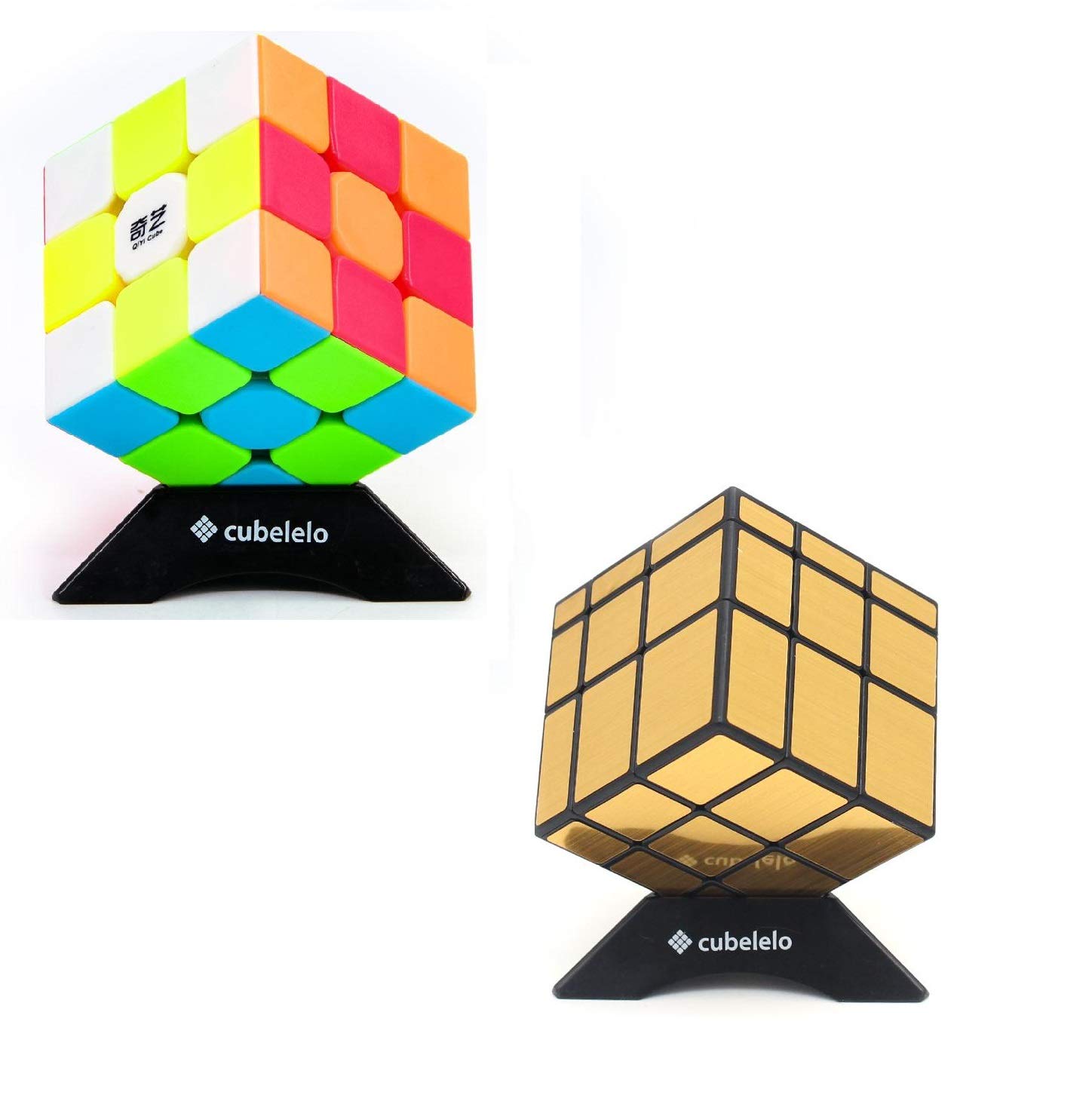 Cubelelo 3x3 and Golden Mirror Cube Magic Puzzle Cube Combo : Amazon.in ...