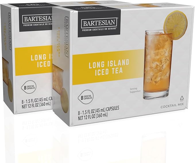 Bartesian 16-Pack Long Island Iced Tea Mixer Capsules for Cocktail ...