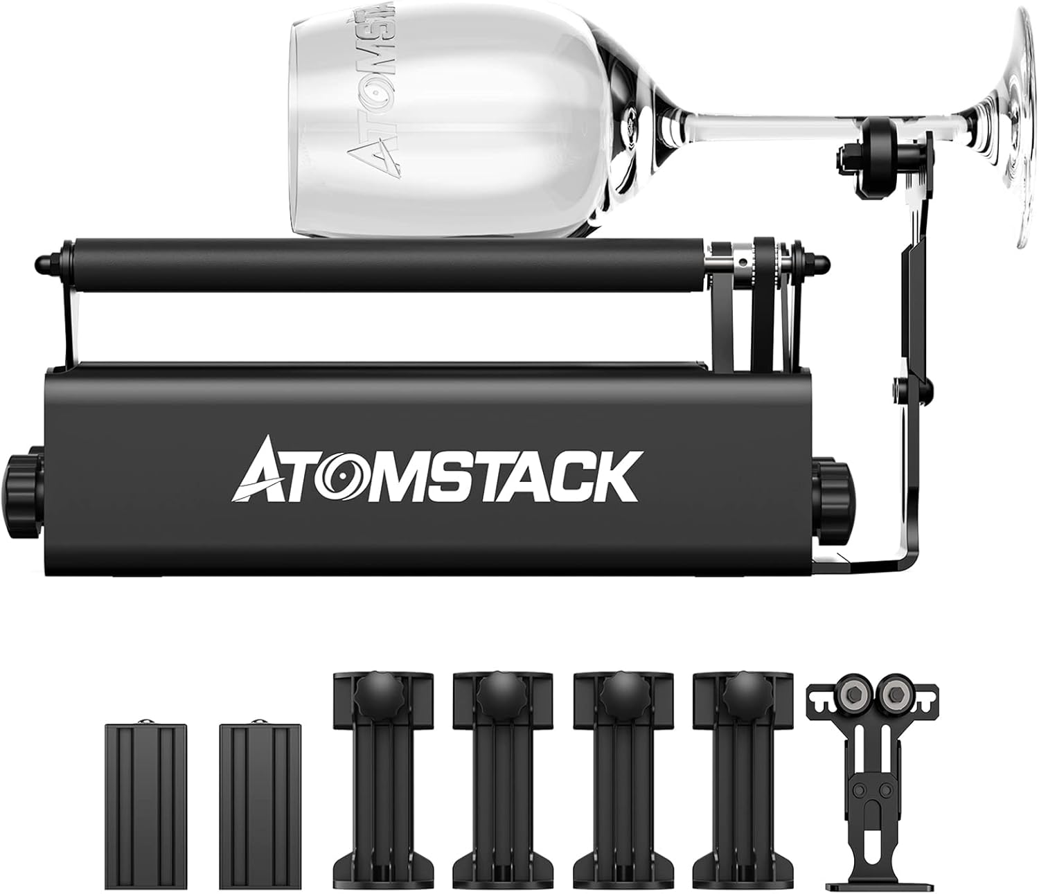 ATOMSTACK R3 Pro Engraver Rotary Roller, Engraver Y-axis Rotary Roller ...