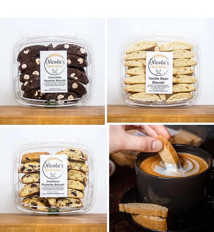 Amazon.com: Authentic Italian Biscotti Sampler – 3 Containers of Soft ...