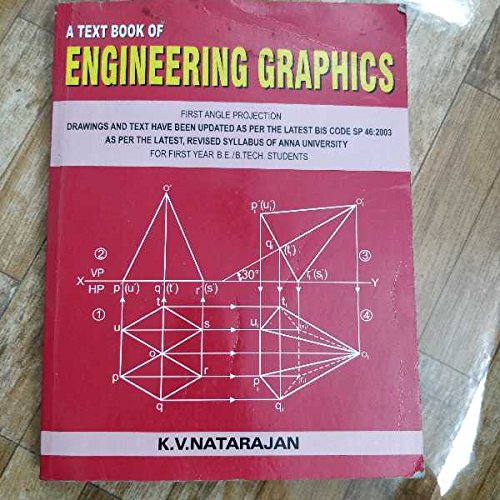 A textbook of Engineering graphics by Kv Natrajan : Amazon.in: Books