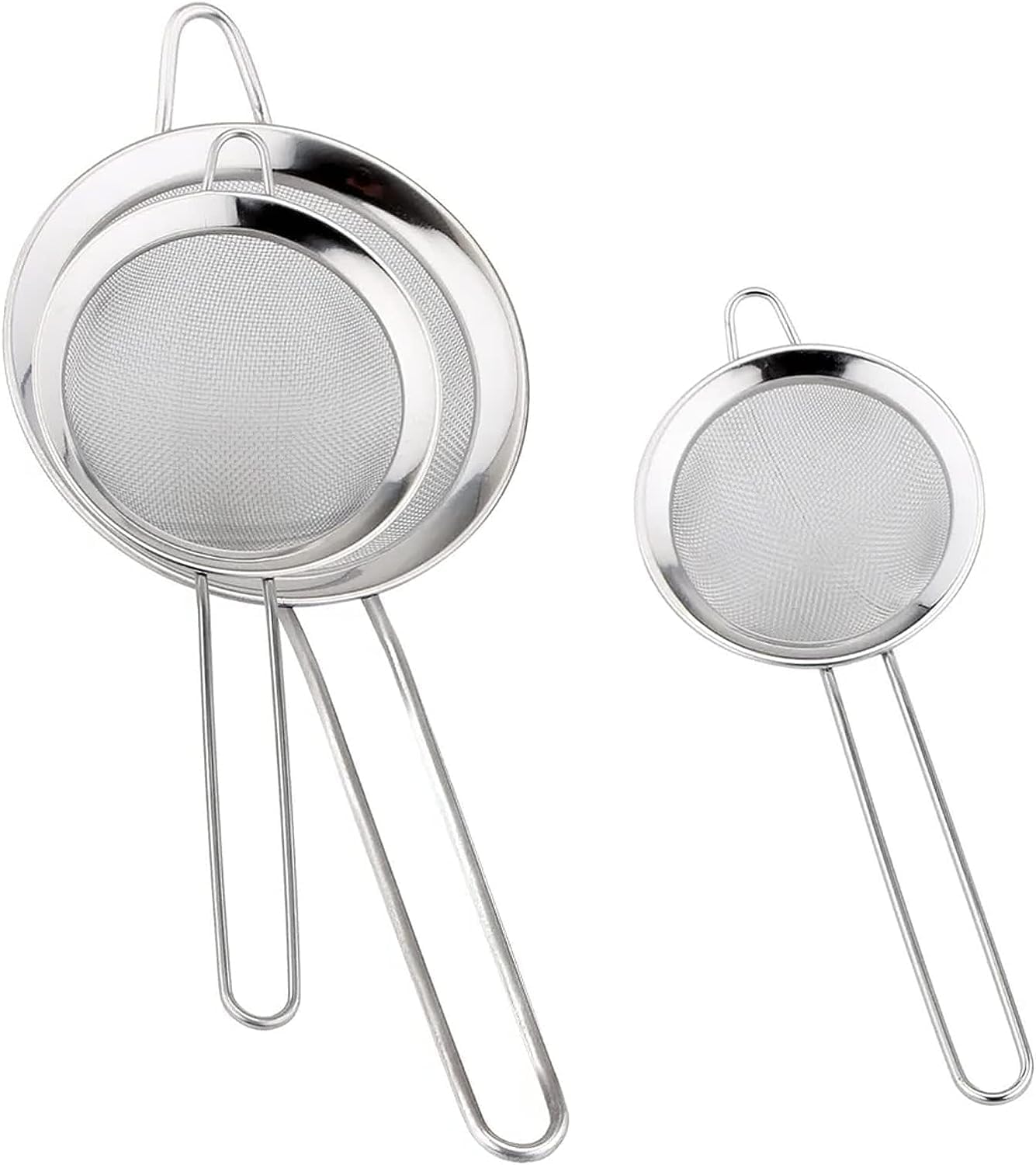 Amazon.com: U.S. Kitchen Supply - Set of 4 Premium Quality Fine Mesh ...