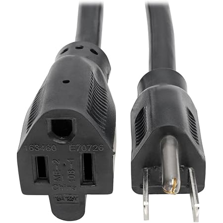 Amazon.com: Tripp Lite P007-006 Heavy Duty Computer Power Cord, 15A ...
