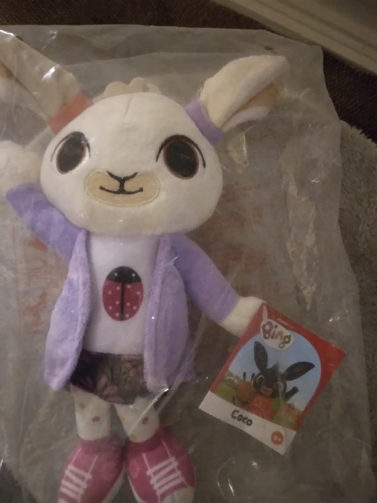 Bing toys. Coco teddy bear with Crinkly Ears. Character from the ...