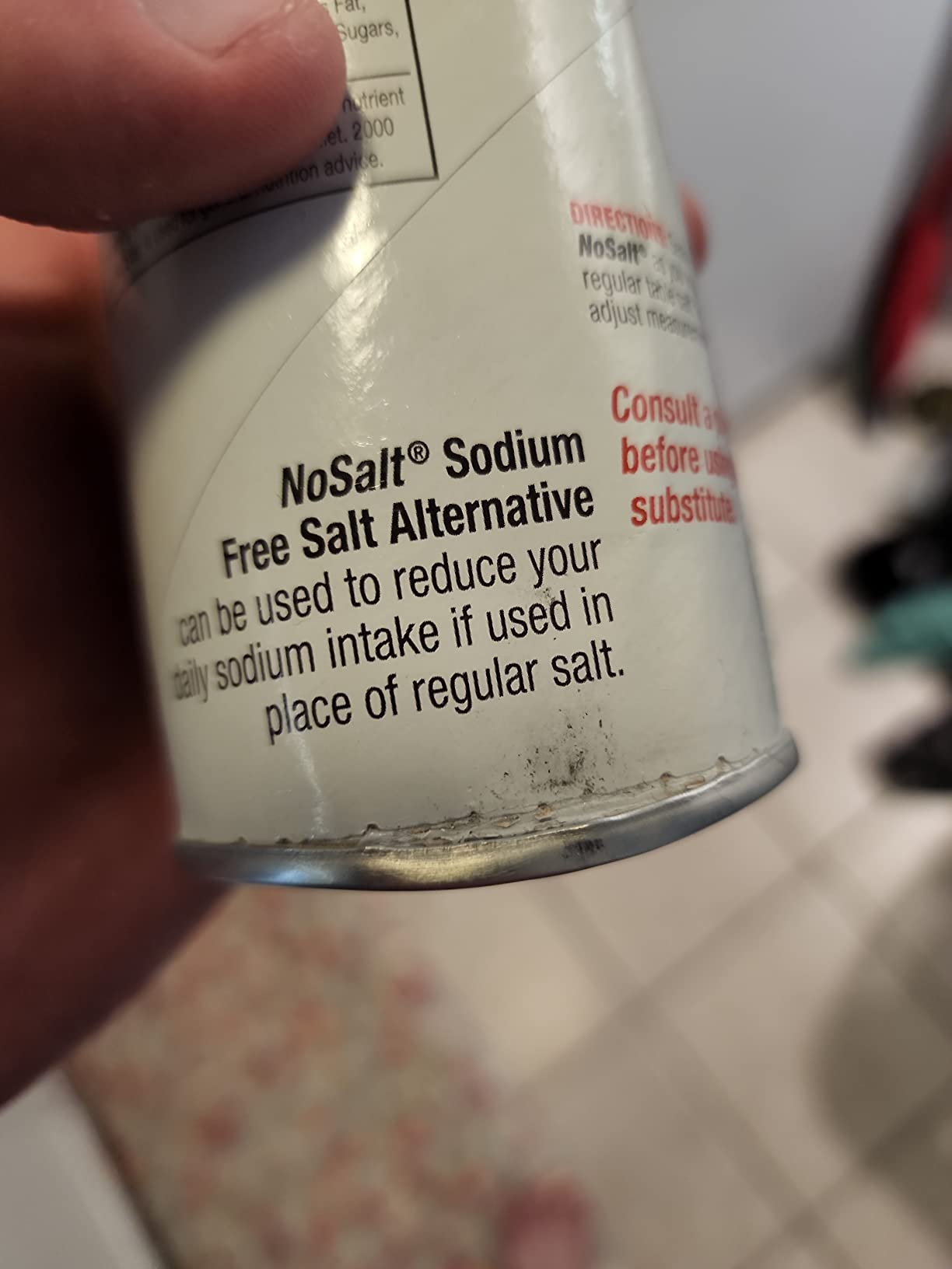 Amazon.com : NoSalt Original Sodium-Free Salt Alternative, 11 oz ...