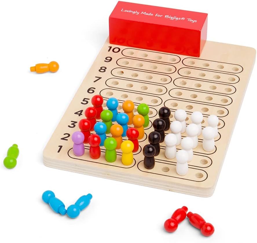 Bigjigs Toys Wooden Codebreaker - Mastermind Code Breaker, Children’s ...
