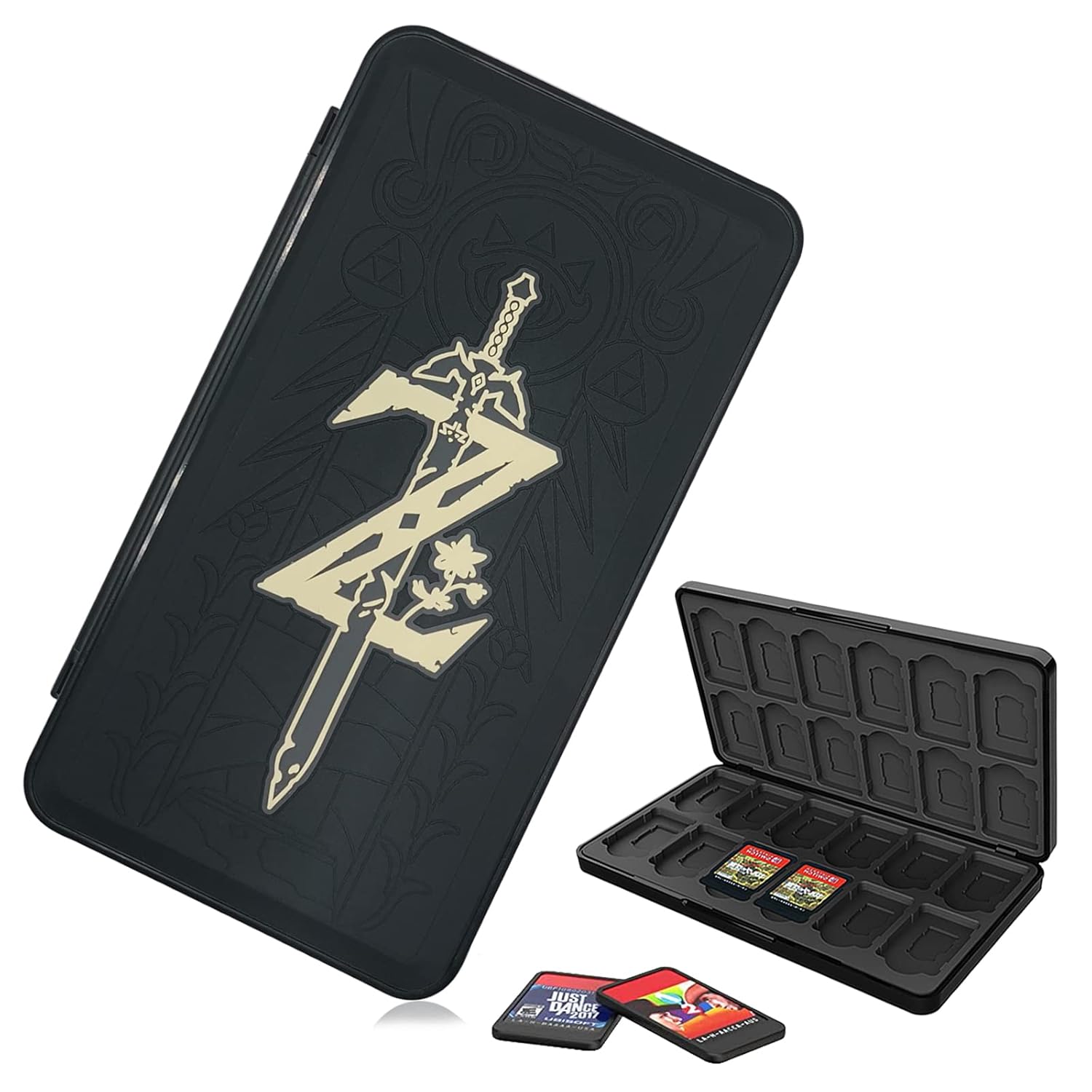 Amazon.com: Switch Game Case for Nintendo Switch 1 & Switch 2, Portable ...
