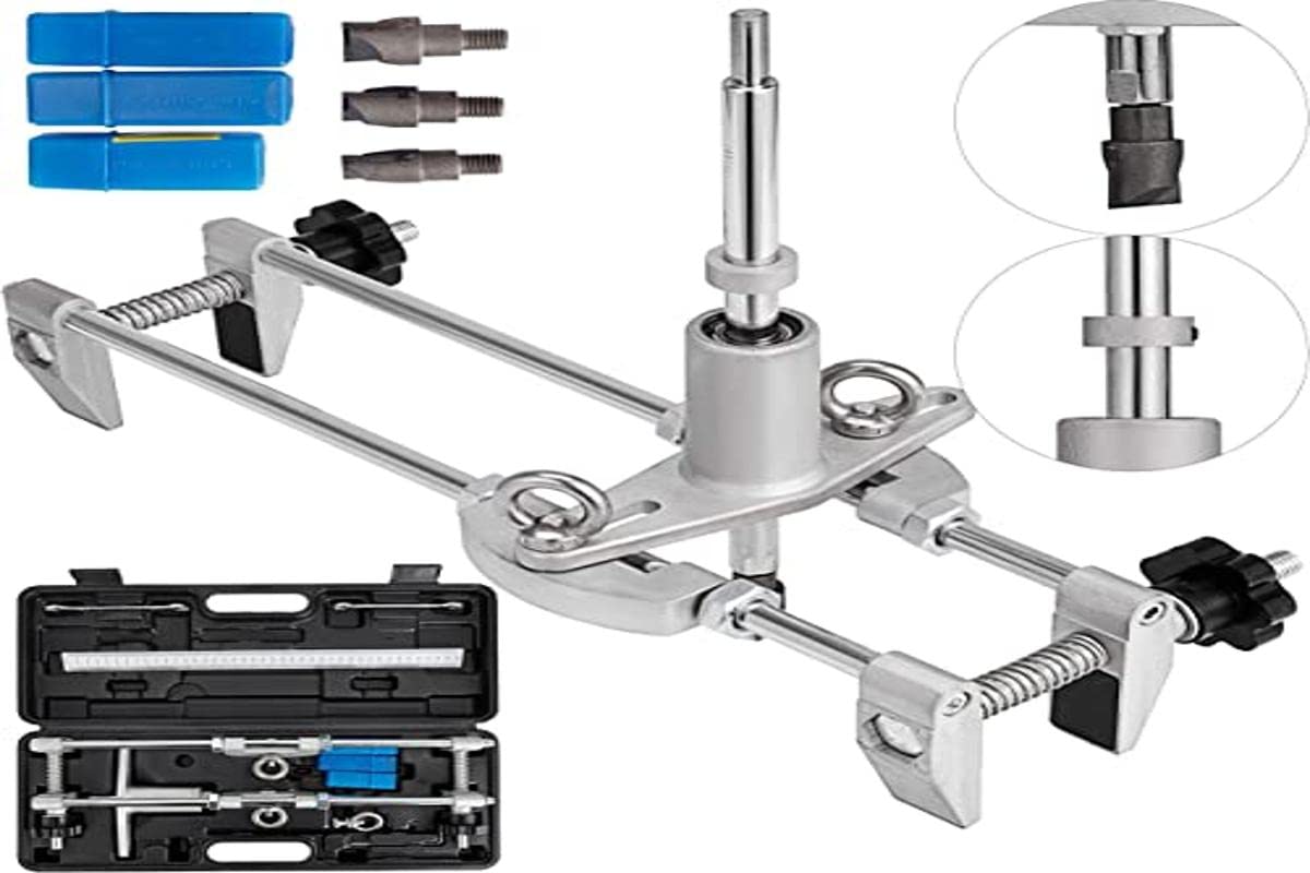 Amazon.com: Mophorn Kit de abridor de orificios para cerradura de puerta, kit de montaje de ...