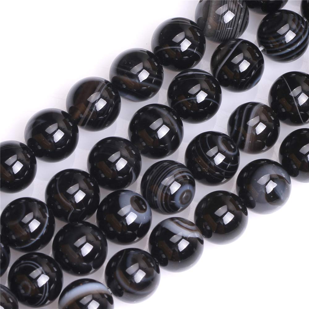 Joe Tidy JOE FOREMAN 10mm Golden Black Obsidian Gemstone Round ...