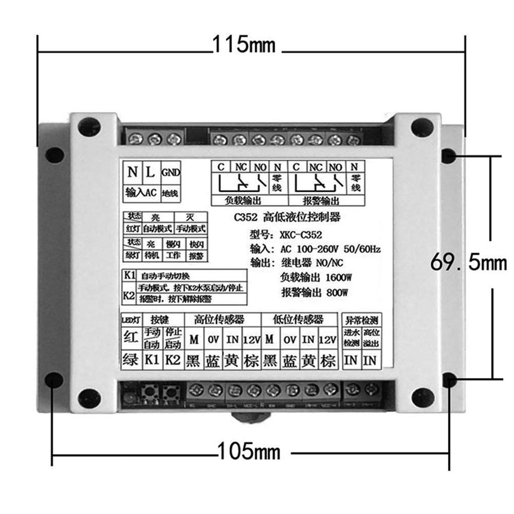 Snapklik.com : Taidacent Auto Con Water Level Controller Automatic ...