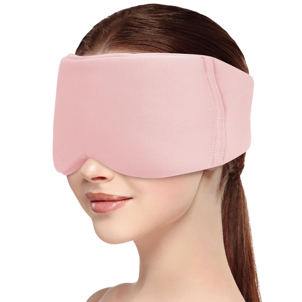 Hilph Sleeping Eye Masks, 100% Blockout Eye Mask for Sleeping, Fully ...