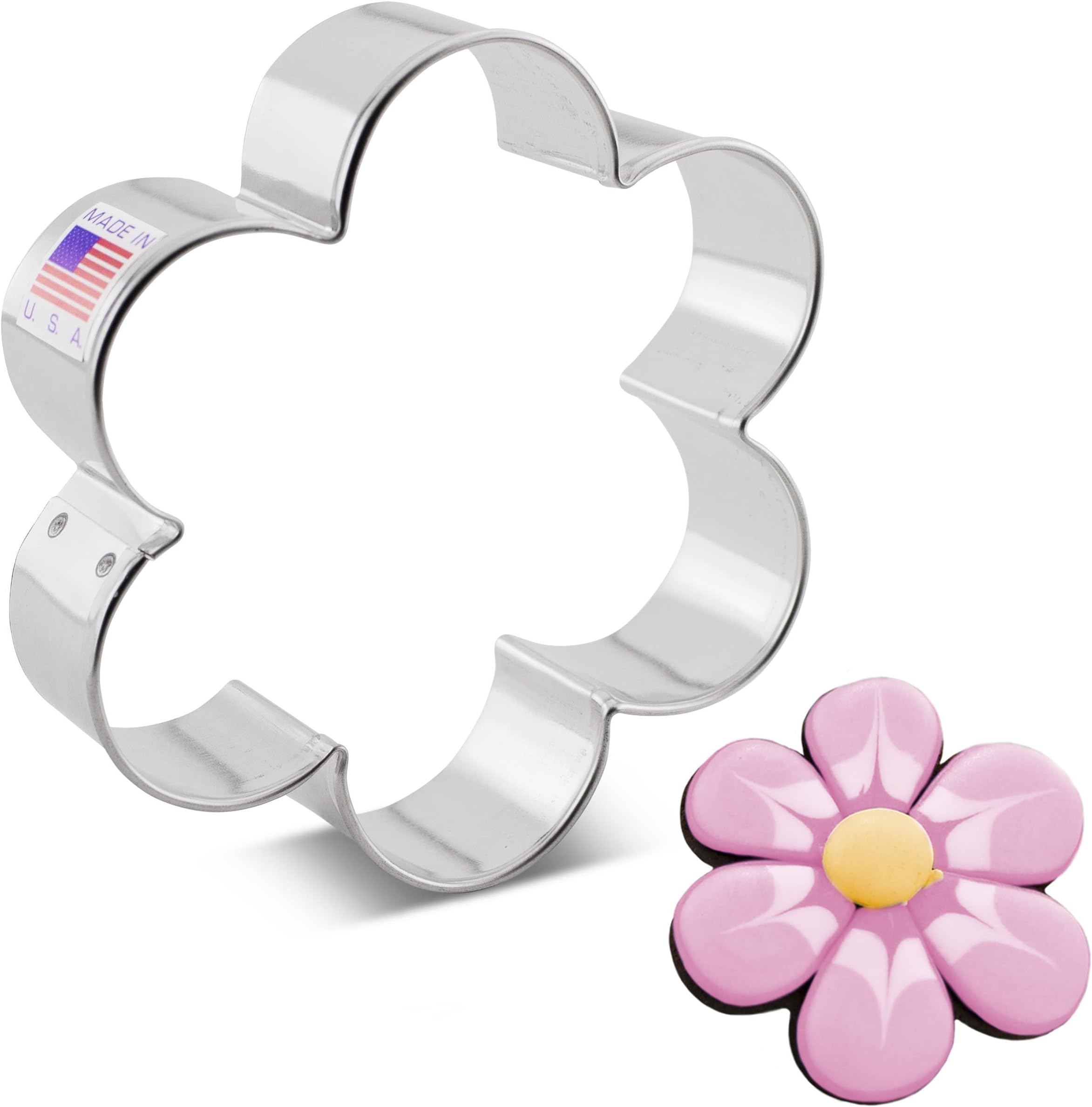 Amazon.com: Plum Blossom Flower Cookie Cutter Set Large - 5 Inch, 4 ...