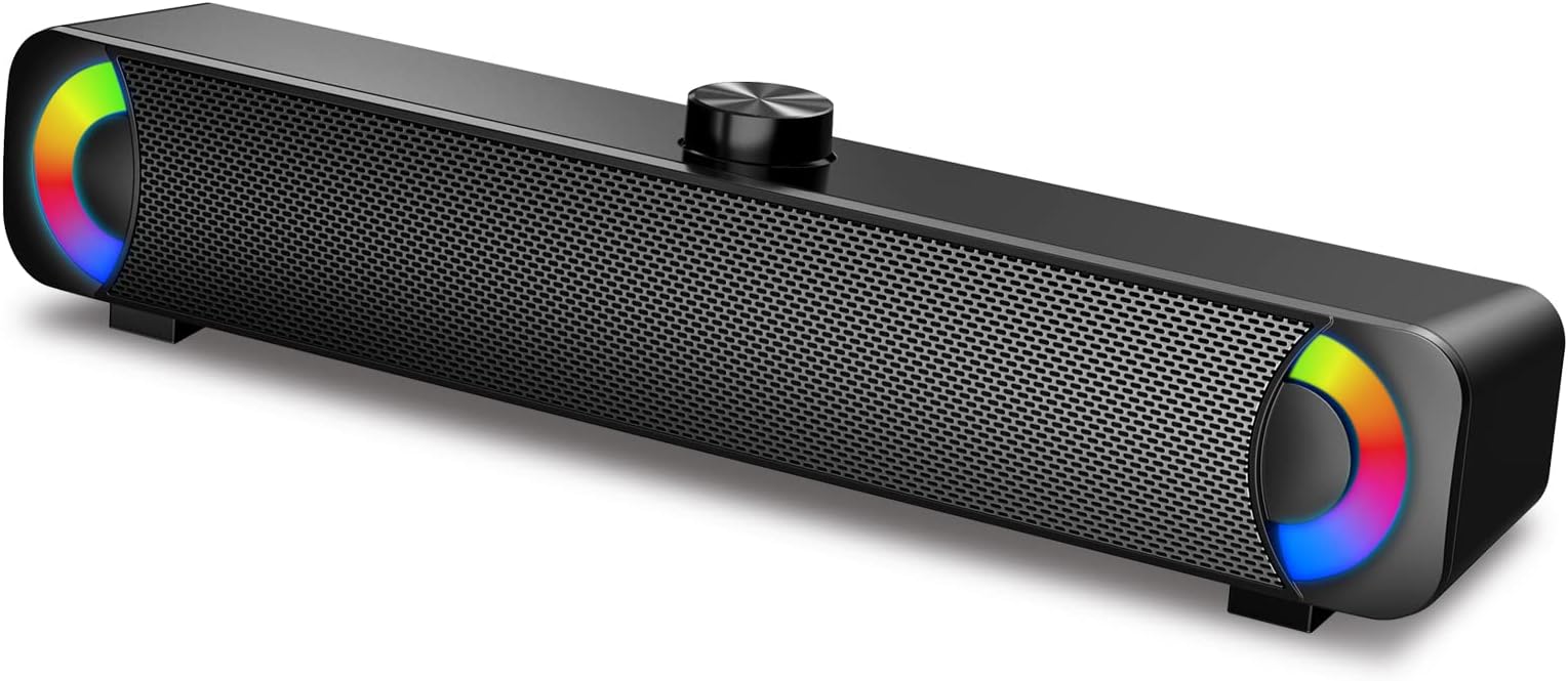 HPYLIF·H USB PC Lautsprecher, PC Soundbar, Computer Gaming Lautsprecher ...