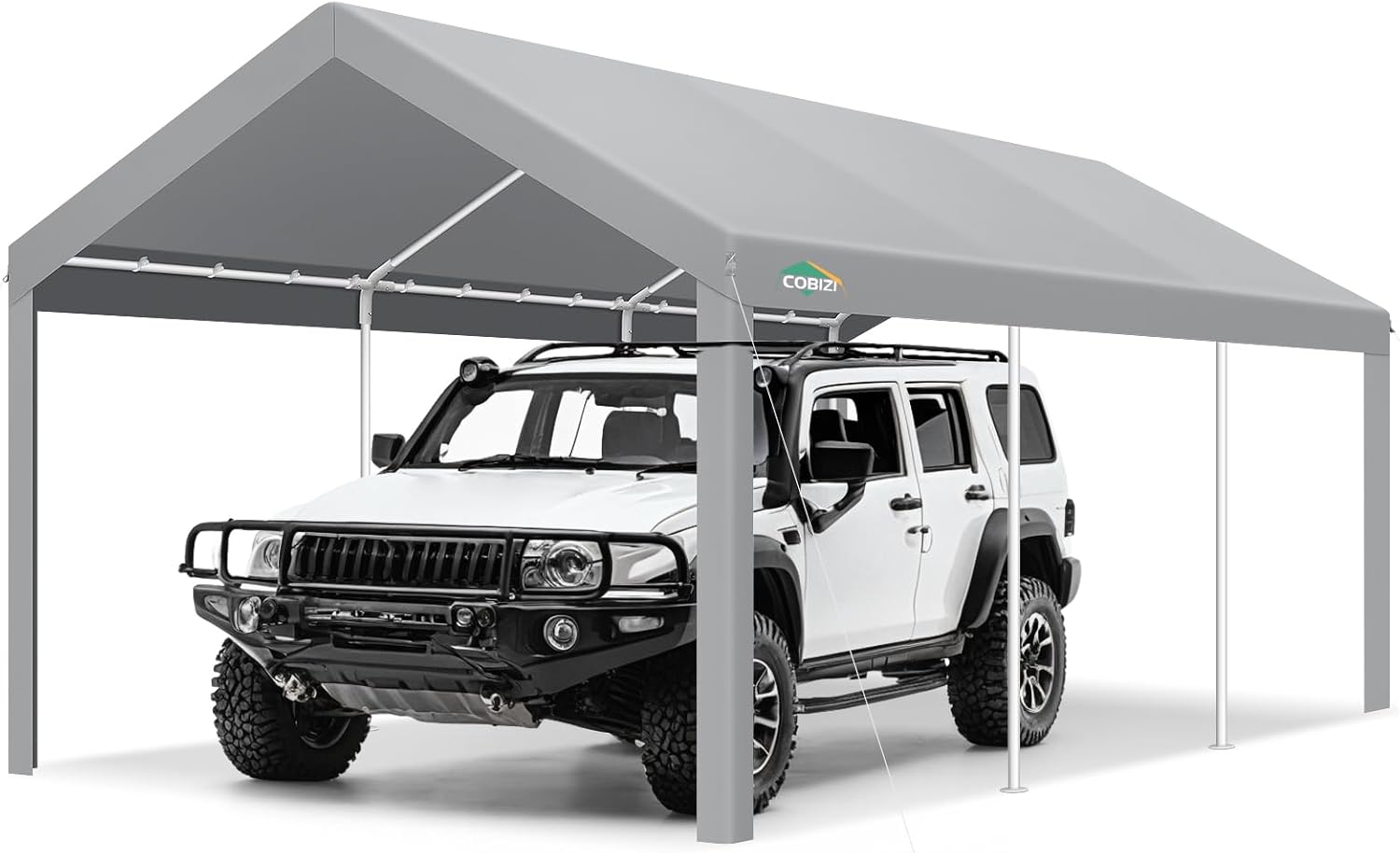 Amazon.com: COBIZI Carport Canopy 12x20 Heavy Duty Portable Garage 2.0 ...