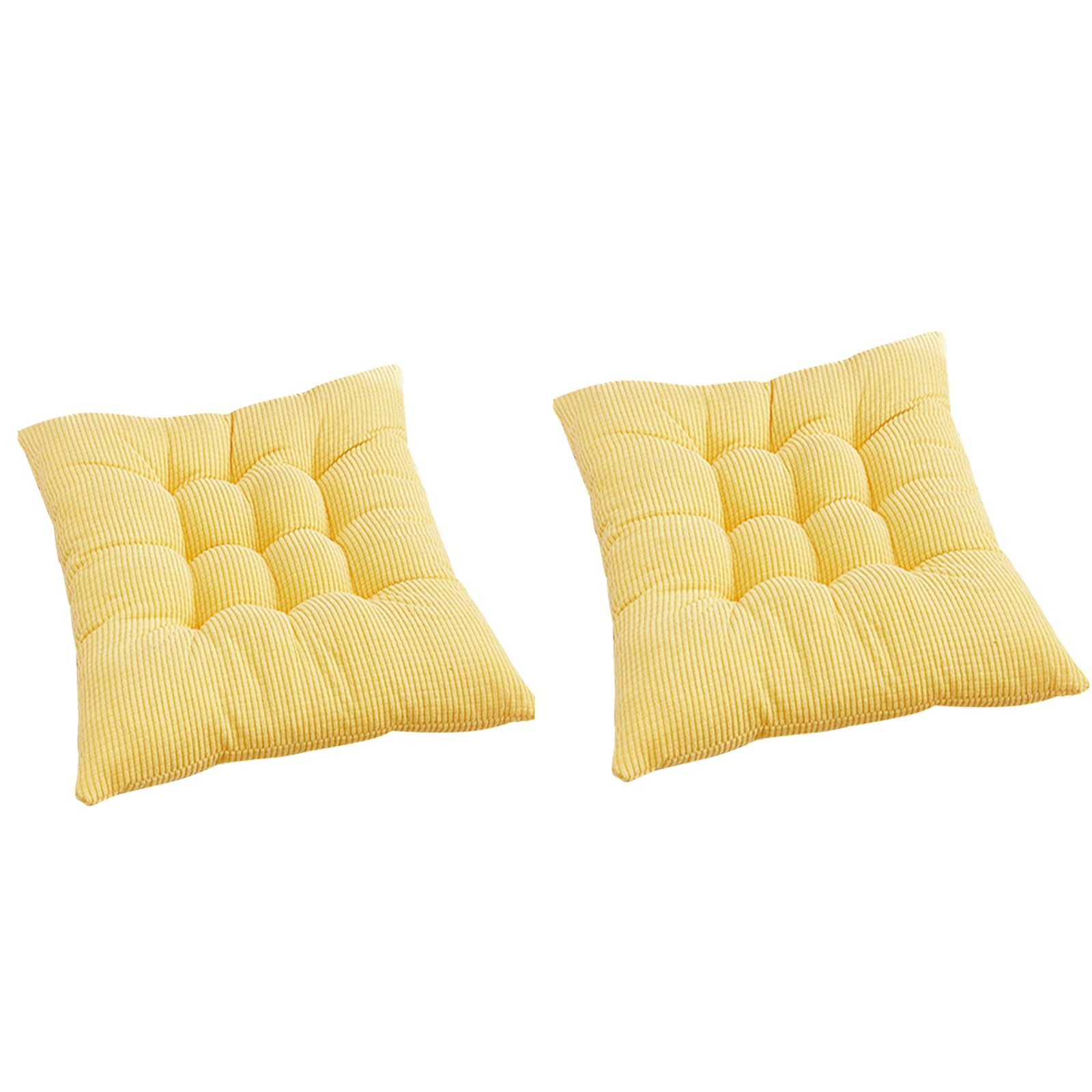 Amazon.com: Greenjin 2 Pack Square Seat Cushions with Ties Indoor ...