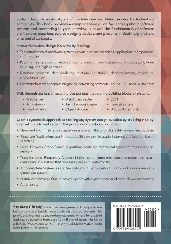 Snapklik.com : Hacking The System Design Interview: Real Big Tech Interview Questions And In ...