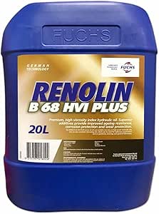 Fuchs Lubricants Renolin B 68 HVI Plus Hydraulic Oil 20 Liter : Amazon.com.au: Automotive