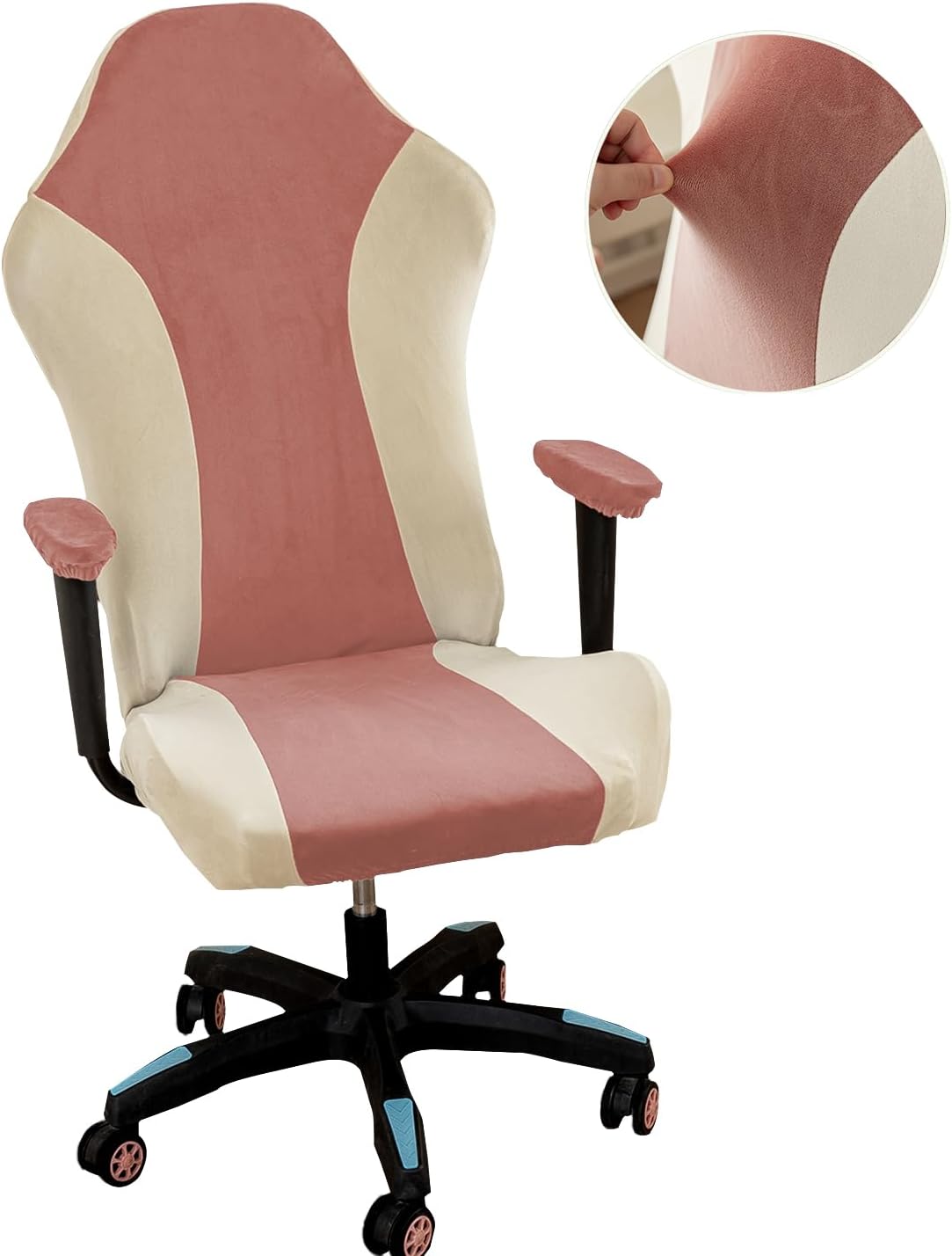 Amazon.com: Moukeren Printed Gaming Chair Cover Set with Mouse Pad and ...
