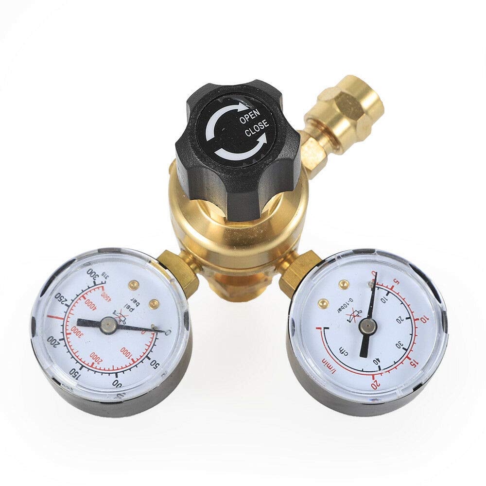 Buy Gdrasuya10 Welding Meter Argon CO2 Pressure Flow Regulator CGA580 ...