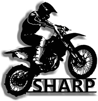 Amazon.com: Nanlili PoroX Custom Motorcycle Metal Sign,Motorcycle Metal ...