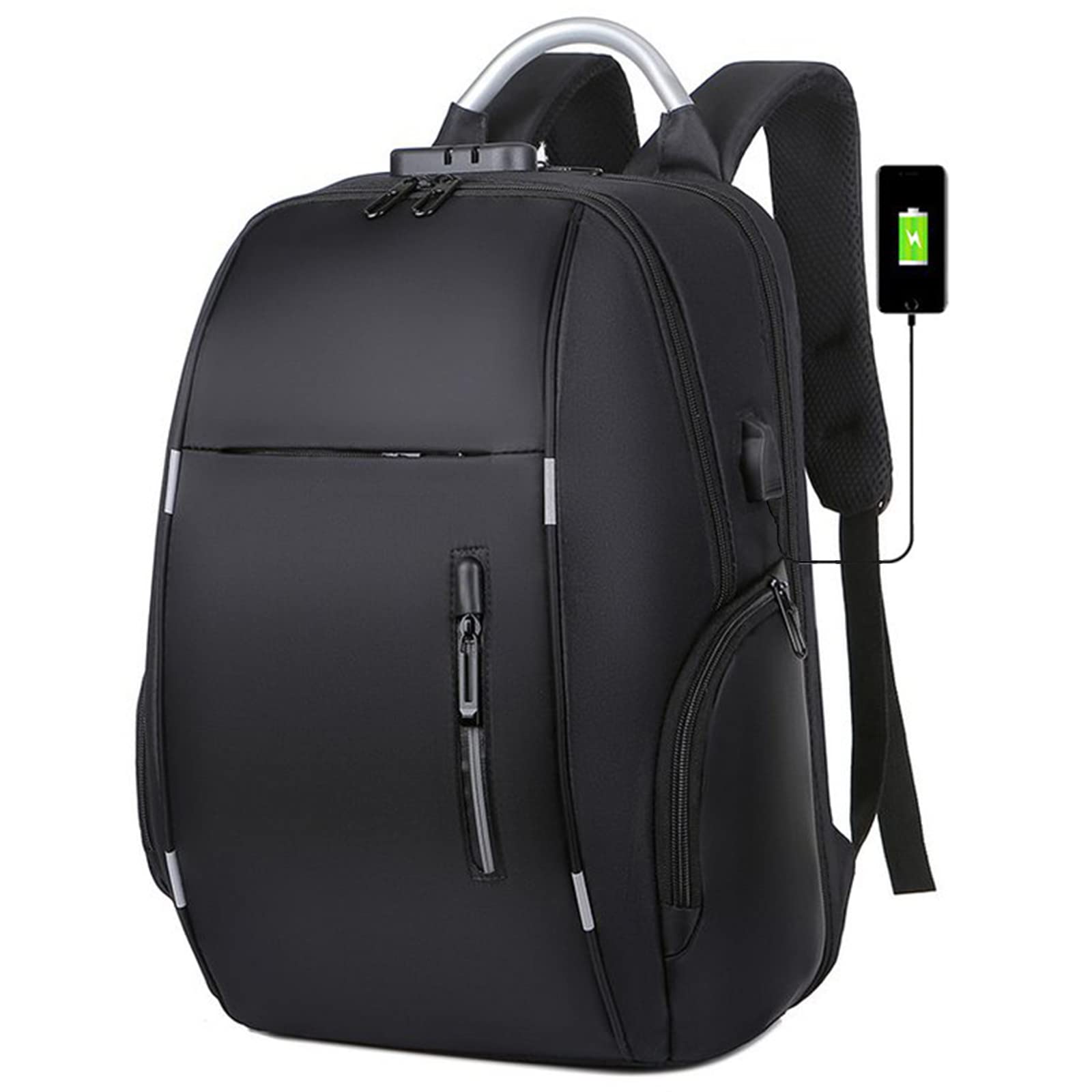 Ponicozy Travel Backpack, Water Resistant Laptop Backpack with USB ...
