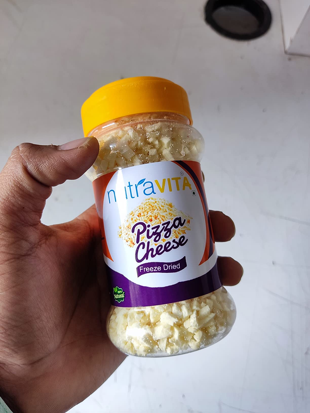 Nutra Vita Grated Pizza Cheese (Freeze Dried, Natural, Rehydratable ...